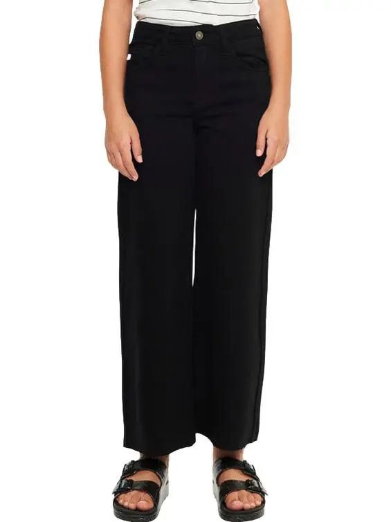 KANCAN Berlin High-rise Crop Wide-leg Jeans - Black