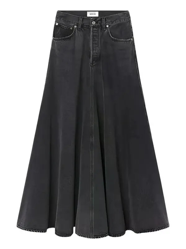 AGOLDE Odin Pocket Long Skirt - Grey