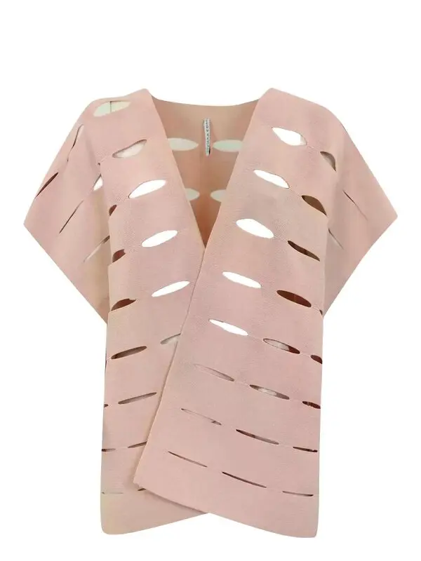 Liviana Conti Cut-out Jacket - Pink