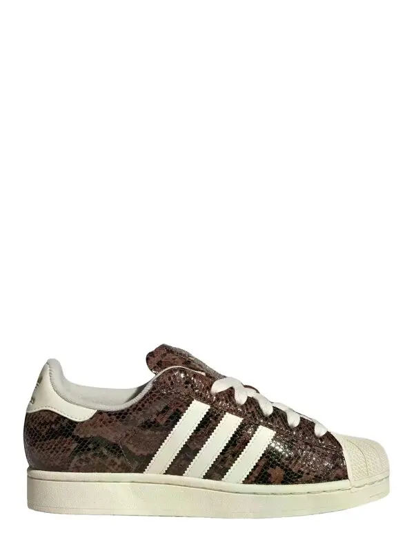 Adidas Snakeskin Striped Sneakers - Brown