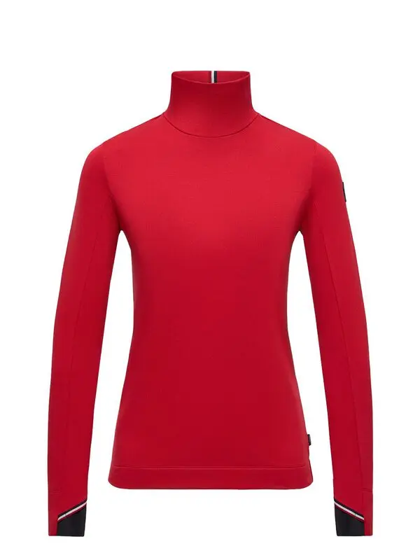 Moncler Polartec Turtleneck - Red
