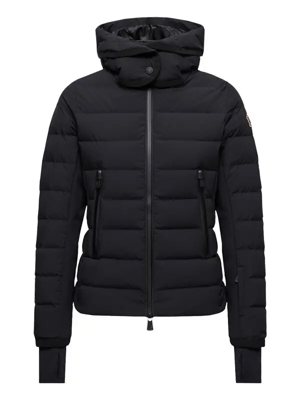 Moncler Lamoura Hooded Down Ski Jacket - Black