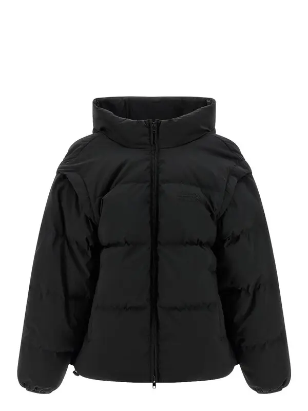 MAISON MARGIELA Numeric Signature Embroidered Down Jacket - Black