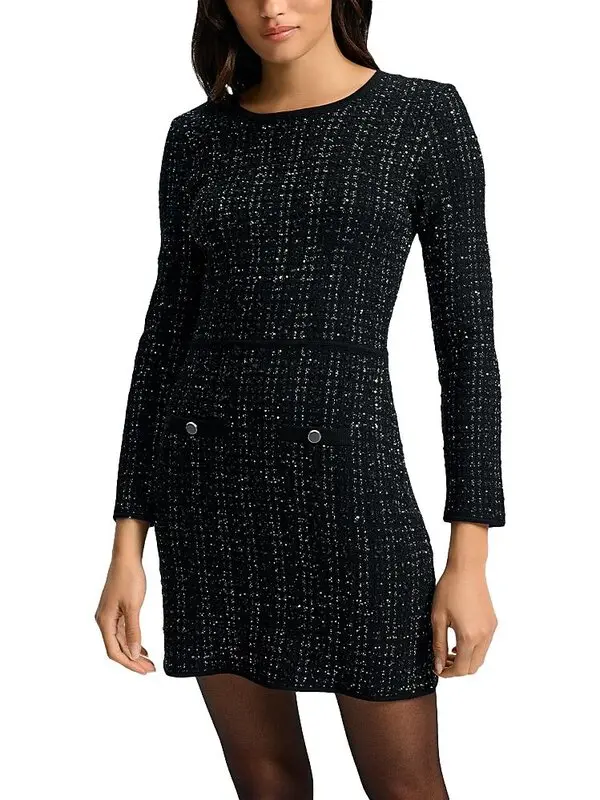 Veronica Beard Channing Knit Dress - Black