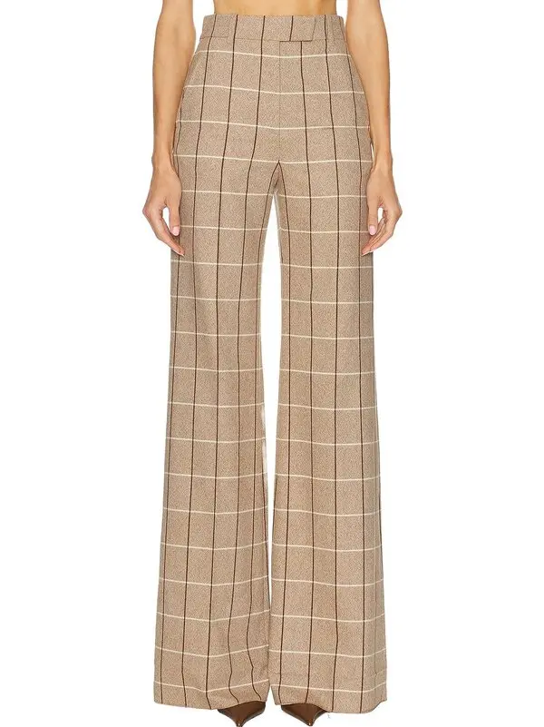 Valentino Garavani Finestrato Pant - Beige Bordeaux Avorio