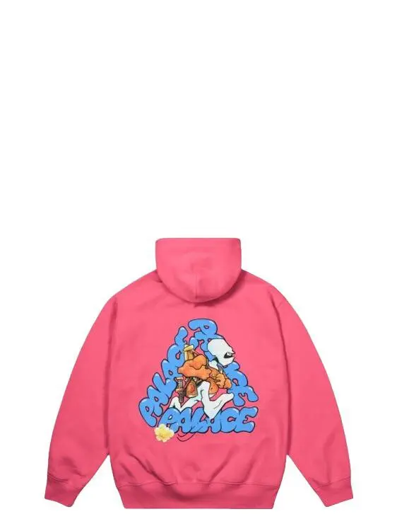 PALACE Mark Bode Hood - Posh Pink