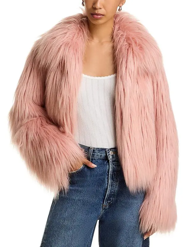 LoveShackFancy Fallon Jacket - Dusty Pink