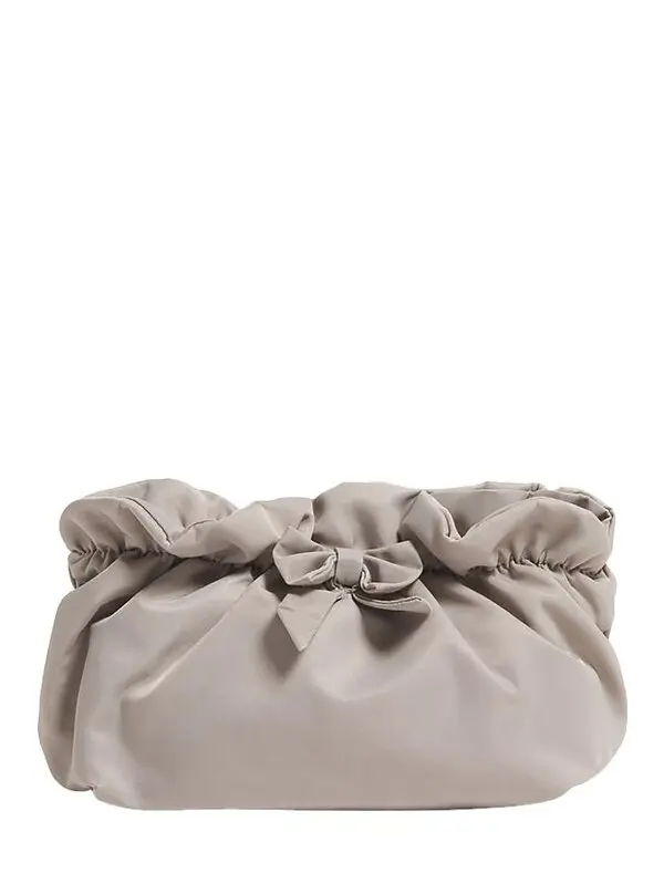 Stoney Clover Lane Bow Pouch - Light Gray