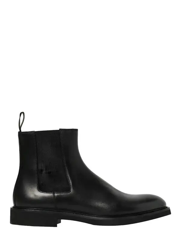 DOUCAL'S Leather Chelsea Boots - Black