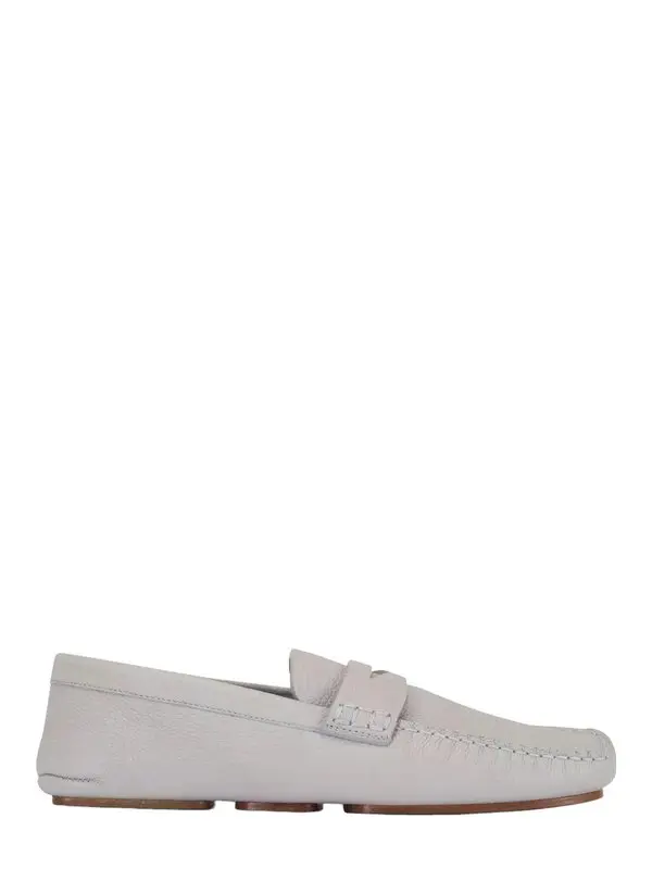 Khaite Leather Loafers - Grey