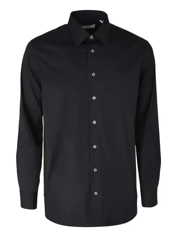 LARDINI Ricerca Buttoned Shirt - Black