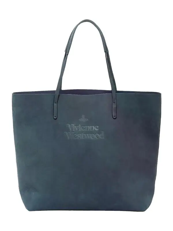 VIVIENNE WESTWOOD Embossed Shoulder Bag - Blue