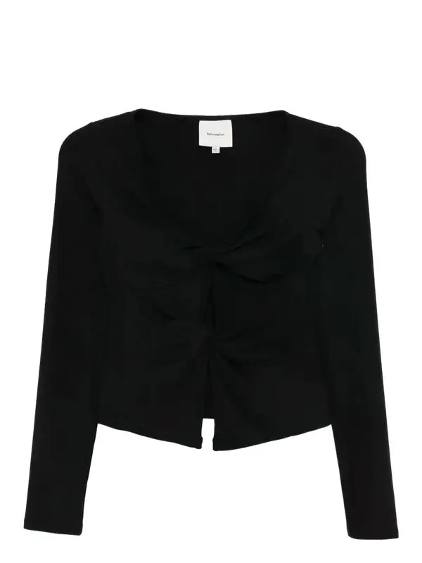 REFORMATION Silas Top - Black