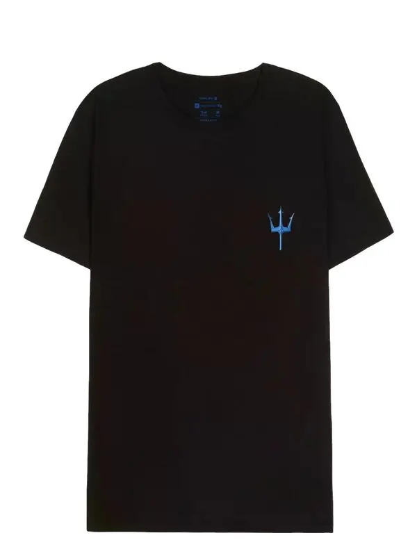 OSKLEN Trident-motif T-shirt - Black