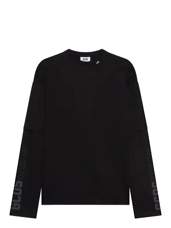 Gcds Long-sleeve T-shirt - Black
