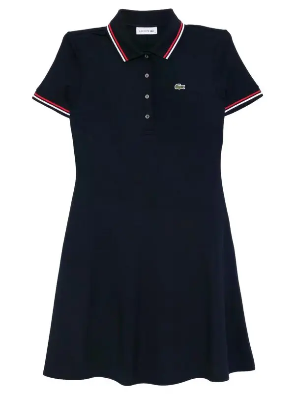 Lacoste Polo-collar Shirtdress - Blue