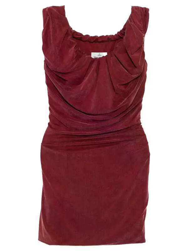 VIVIENNE WESTWOOD Amber Draped Dress - Red