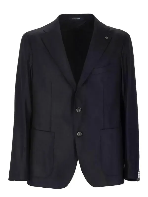 Tagliatore Button Single-breasted Jacket - Blue