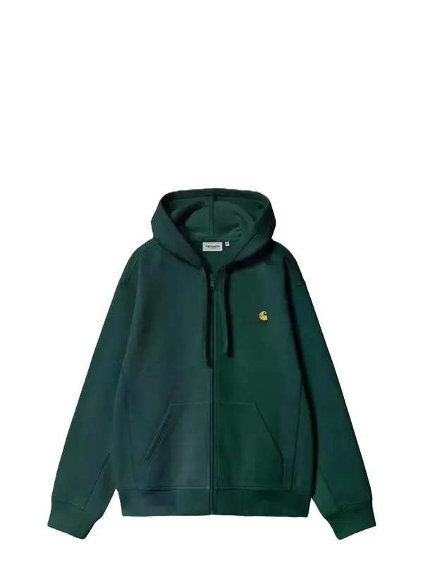 Carhartt Work In Progress American Zip Hoodie - Green