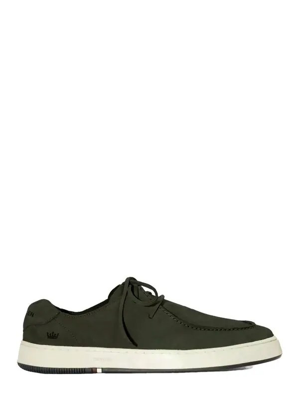 OSKLEN Soho Joatinga Suede Boat Shoes - Green