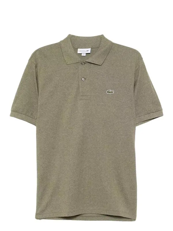 Lacoste Logo-appliqué Cotton Polo Shirt - Green