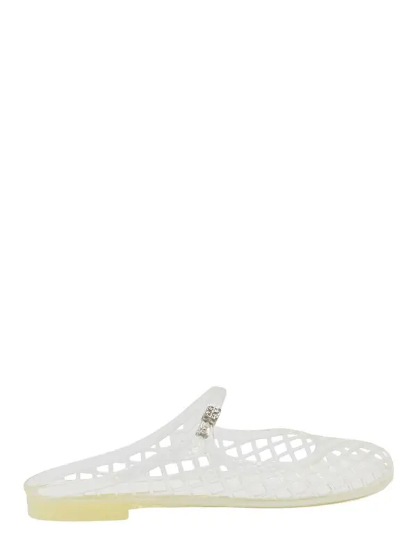 Tory Burch Flats - Clear/silver