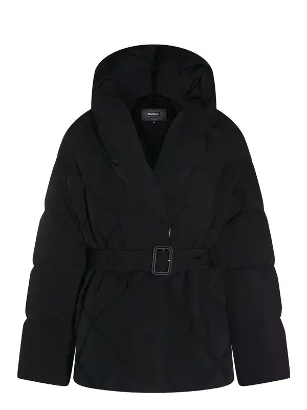 Mackage Belted Quilted Jacket - Black