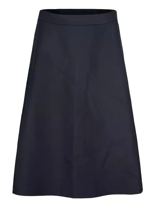 K-WAY Zip-detailing Midi Skirt - Blue