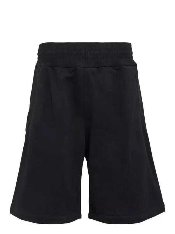 Comme Des Garçons Elasticated Waist Shorts - Black