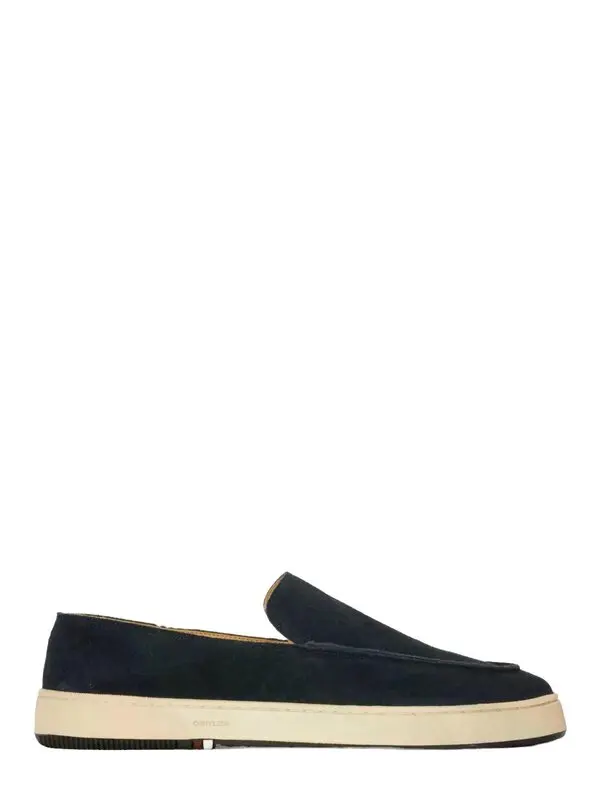 OSKLEN Soho Soft Moc Suede Loafers - Blue