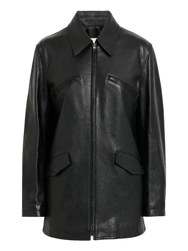 Veronica De Piante Cassidy Leather Jacket - Black