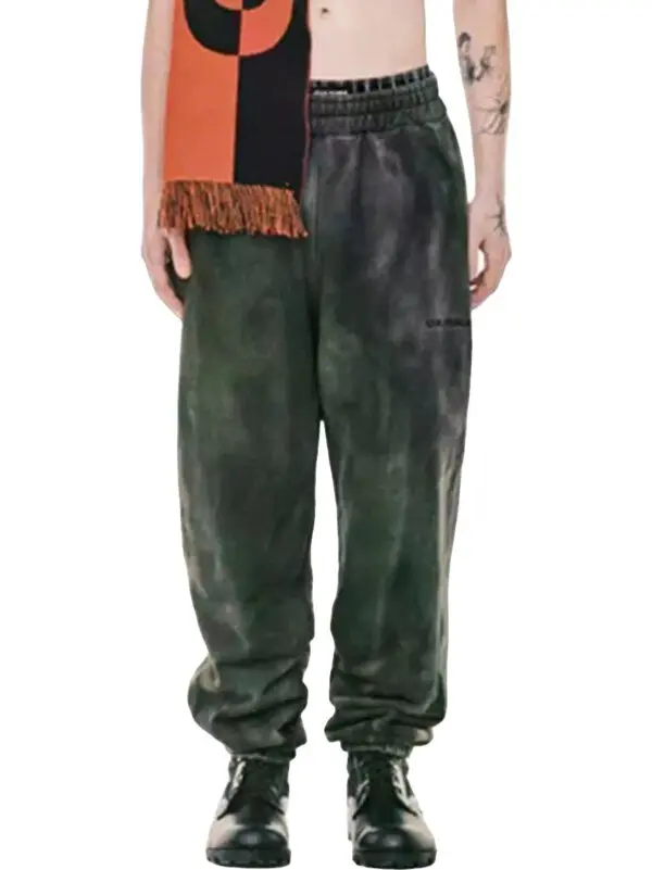 CULTURA Knit Track Pants - Green