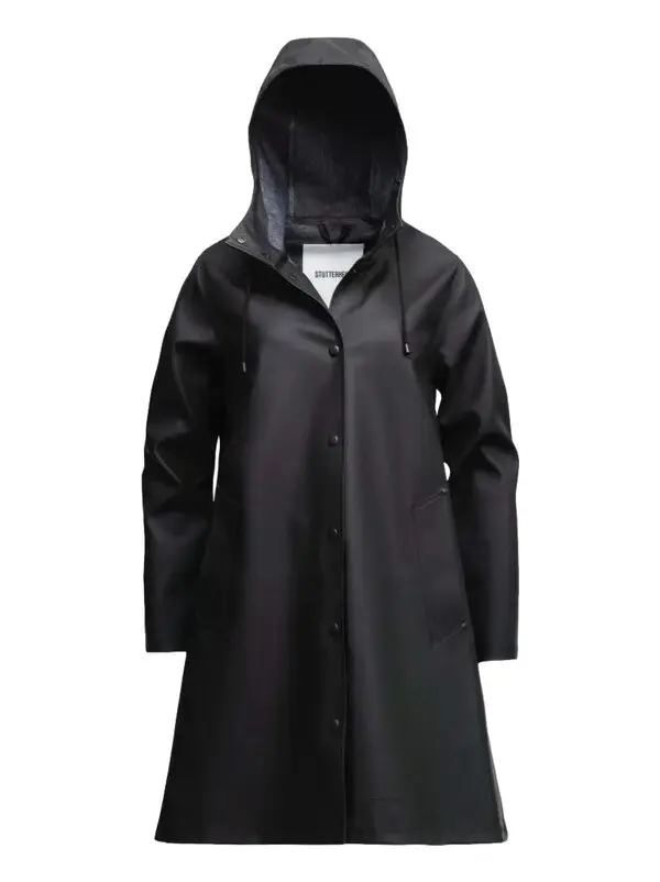 Stutterheim Mosebacke Parka Coat - Black