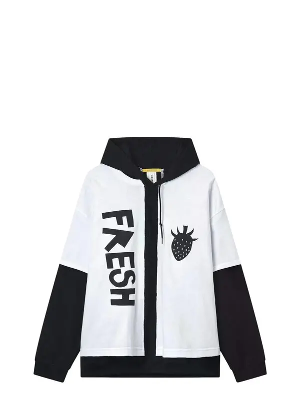 WESTFALL Printed Hoodie - White