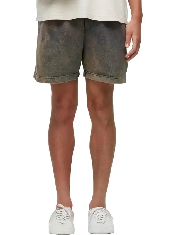OSKLEN Acid Wash Drawstring Shorts - Grey