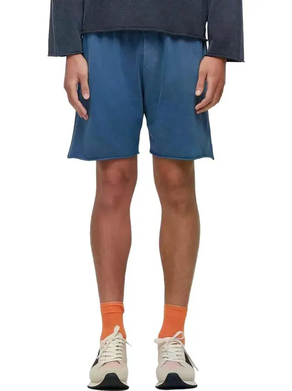 OSKLEN Raw-cut Jersey Shorts - Blue