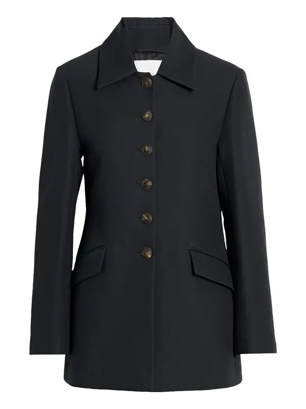 Veronica De Piante Rebecca Crepe Jacket - Black