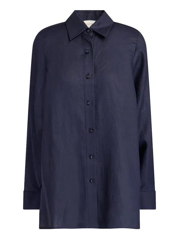 Zimmermann Ramie Shirt - Navy