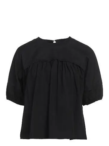Alpha Studio T-shirt With Gathered Detail - Black