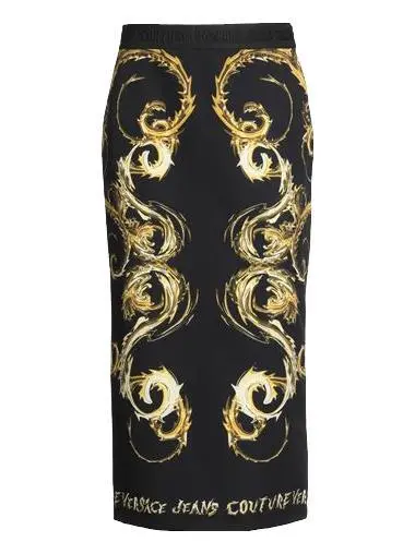 Versace Midi Pencil Skirt - Black