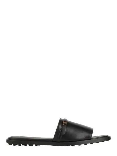 TOD'S Sandals In Soft Leather - Black