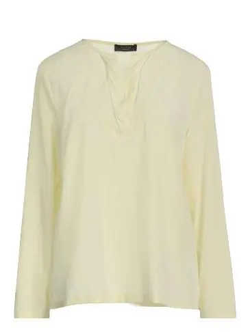 Peserico Crepe Top With Appliqués - Yellow