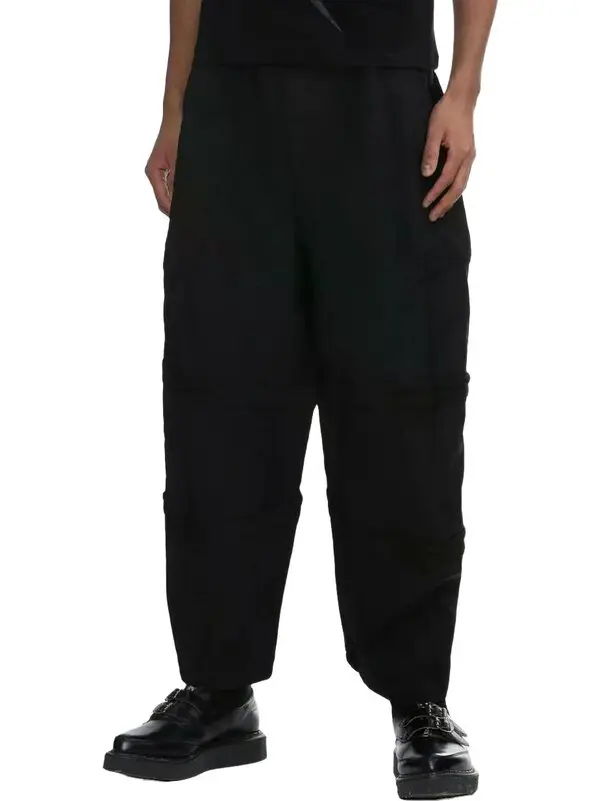 BLACK COMME DES GARÇONS Elasticated Waist Trousers - Black