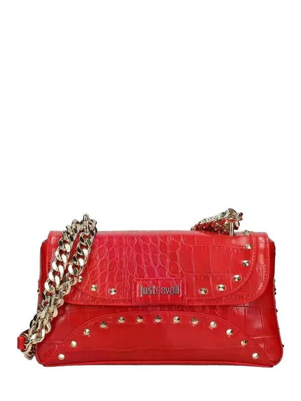 Just Cavalli Stud-embellished Cross Body Bag - Red