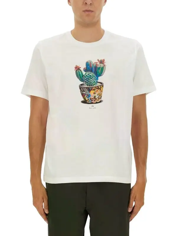 Paul Smith Printed Short-sleeved T-shirt - White