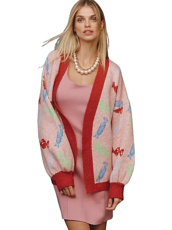 BEL KAZAN Icon Cardigan Sweater - Candy
