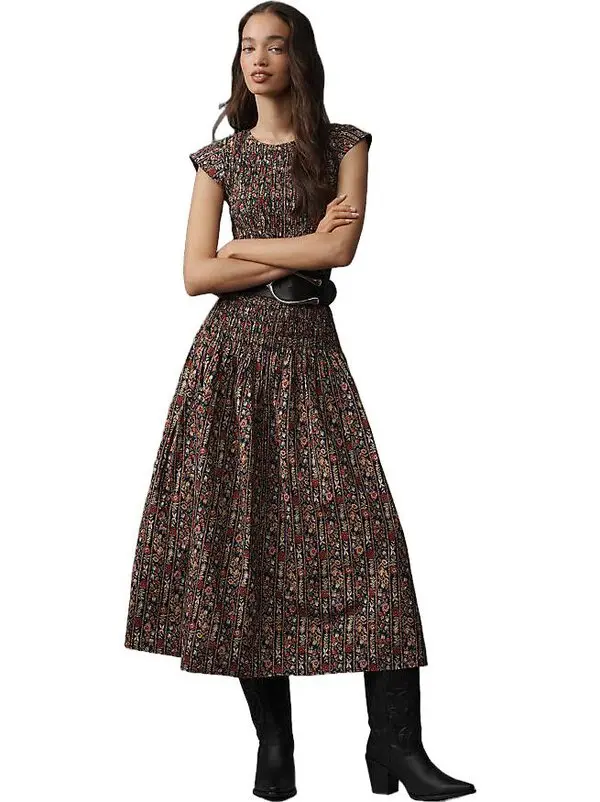 The Great. Paramour Maxi Dress - Garland Print