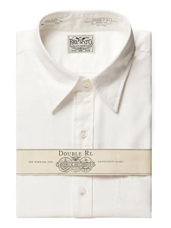 Ralph Lauren Slim Fit Pinpoint Oxford Shirt - White
