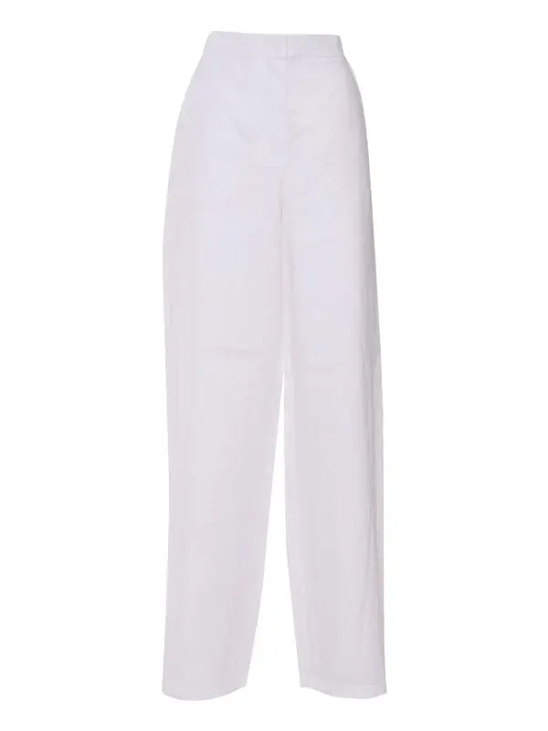 MAX MARA STUDIO Garibo Long Trouser - White