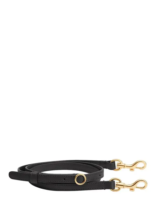 Cuyana Thin Adjustable Leather Strap - Black